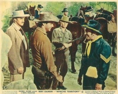 APACHE TERRITORY RORY CALHOUN ORIGINAL LOBBY CARD | eBay