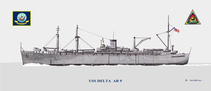 USS Delta AR-9 Print US Navy | eBay