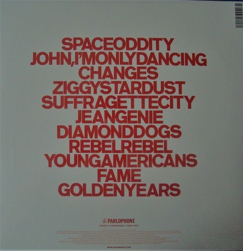 David Bowie - Changes One LP Greatest Hits - 180 Gram Vinyl Record ...