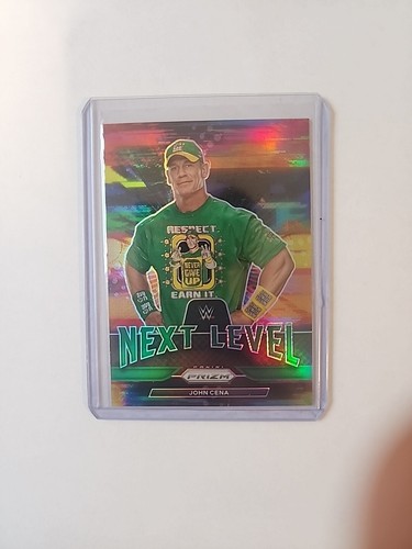 John Cena 2022 Panini Prizm WWE Next Level Green Prizm #17 | eBay