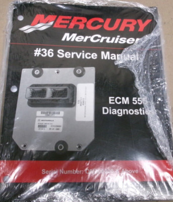 MERCURY MERCRUISER STERNDRIVE SERVICE MANUAL #36 ECM 555 DIAGNOSTICS | eBay