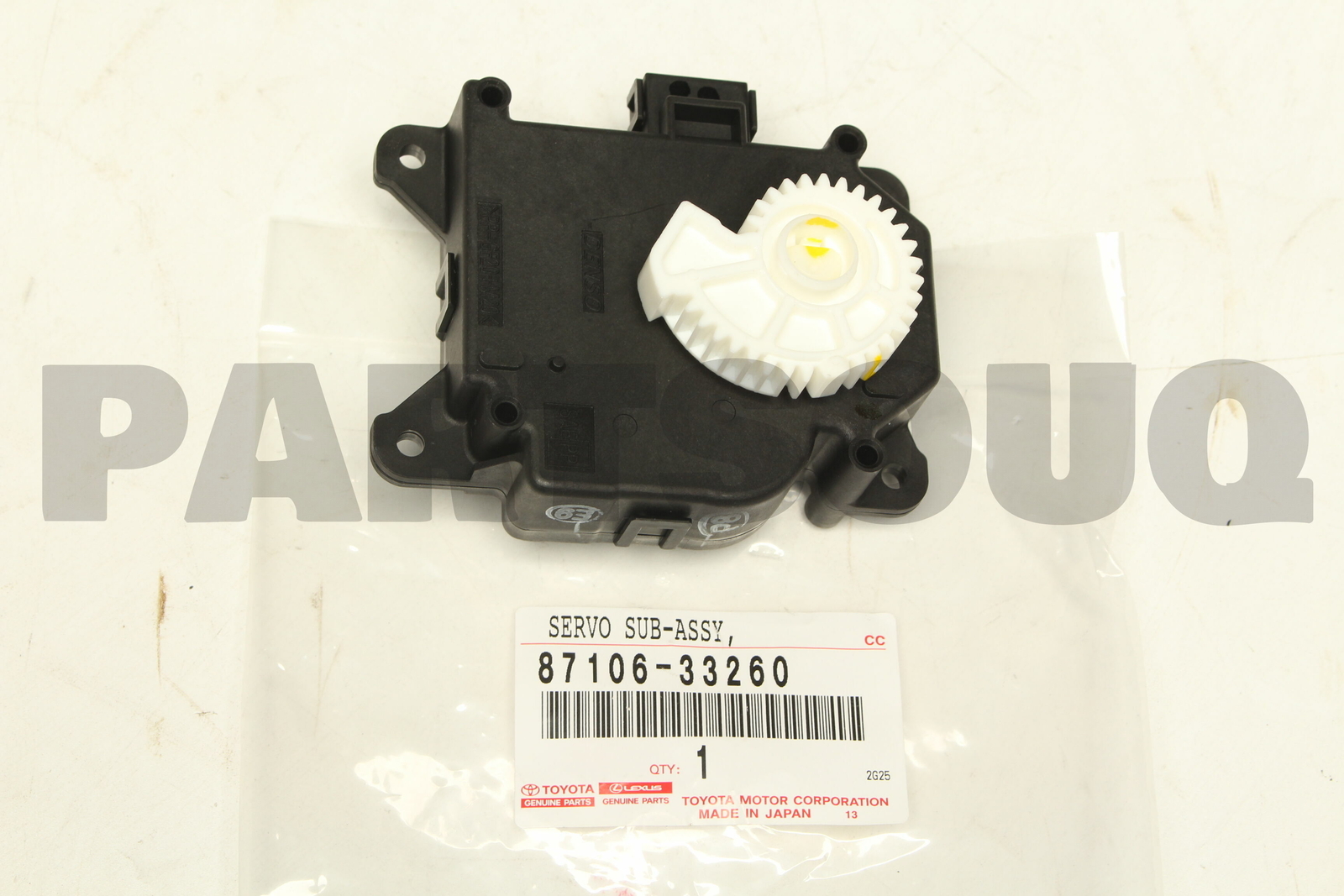 8710633260 Genuine Toyota DAMPER SERVO SUB-ASSY, AIR CONDITIONER ...