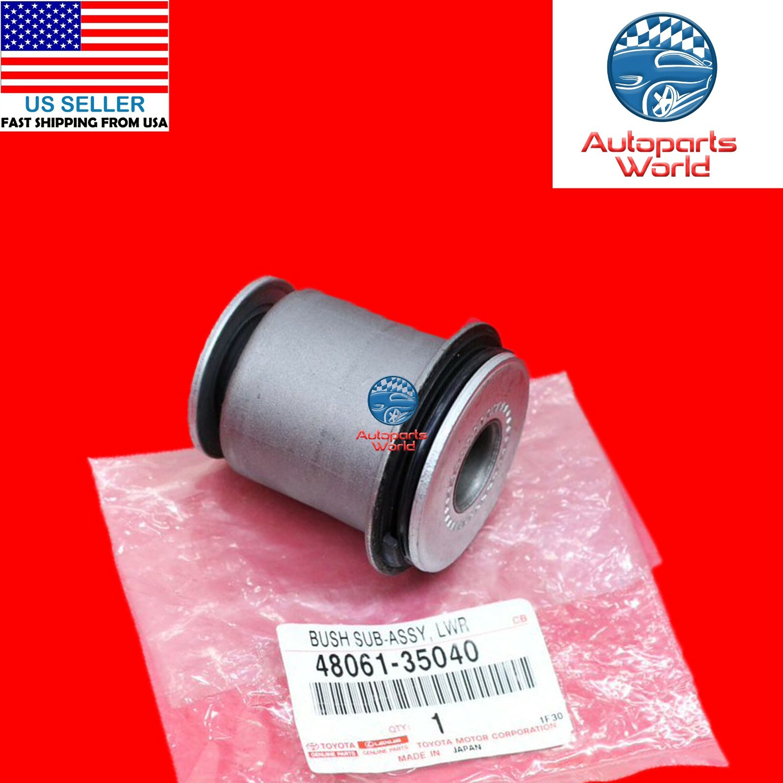 GENUINE OEM TOYOTA 4RUNNER TACOMA FRONT LOWER CONTROL ARM BUSHING 48061 ...