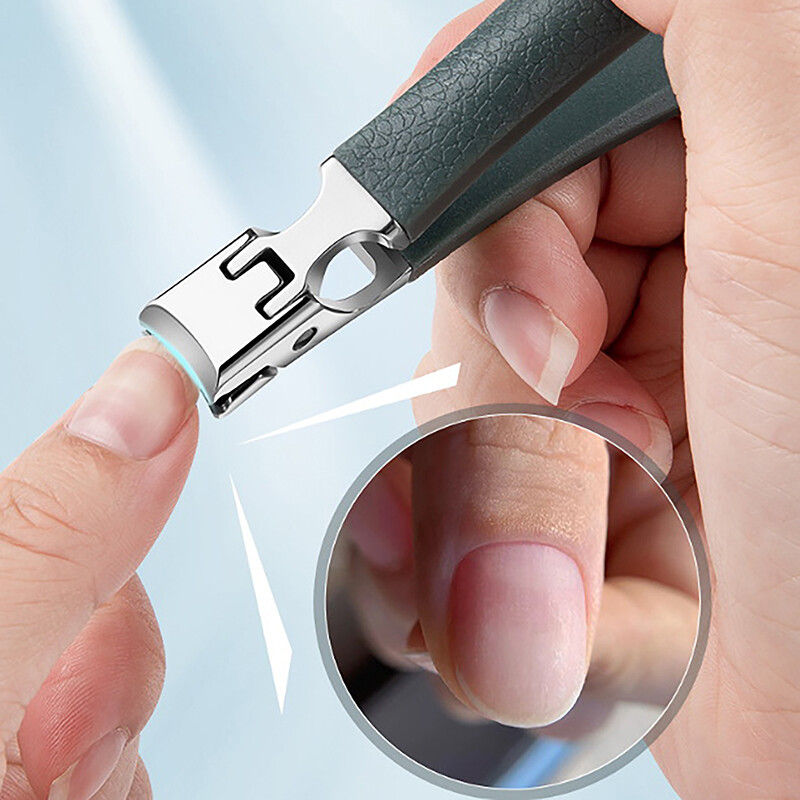 Manicure Pedicure Leather Pattern Stainless Nail Clippers Cuticle Nail ...