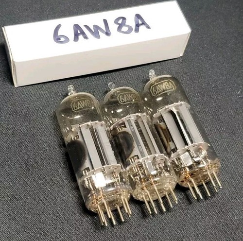 - 3 - Clear Top - 6AW8A 6AW8 - Radio / Amplifier Vacuum Tubes Tested ...