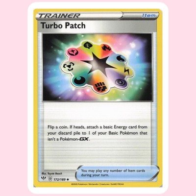 SWSH03: Darkness Ablaze #172/189 Turbo Patch | eBay Australia