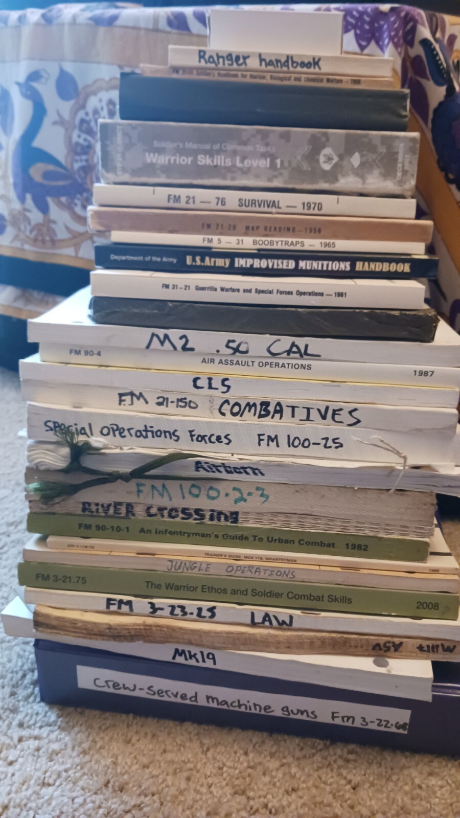 Lot of 27 Army Field Training Manuals FM 31-35 FM 90-4 FM 31-21 FM 5-31 ...