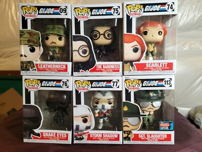 Funko Pop! Vinyl: G.I. Joe 6-pack Lot | eBay
