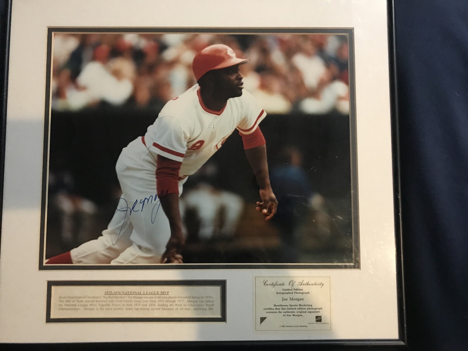 Joe Morgan Autographed Photo | eBay