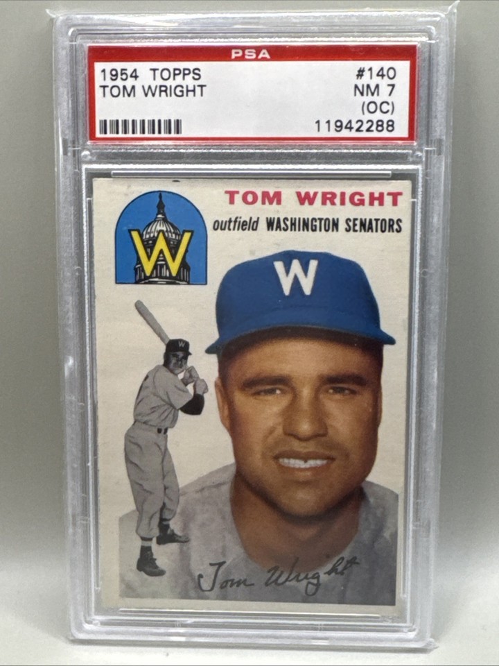 1954 Topps Tom Wright #140 PSA 7 | eBay
