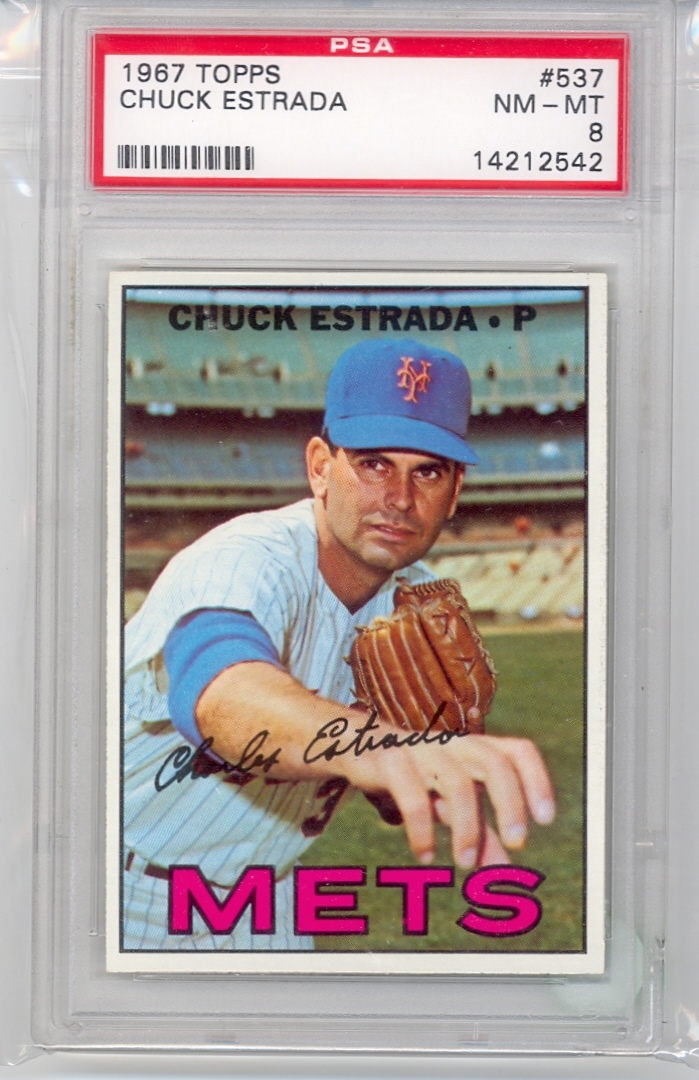 1967 Topps Chuck Estrada (High Number Series) (#537) PSA8 PSA (#01) | eBay