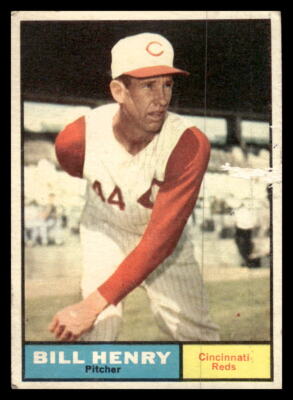1961 Topps Bill Henry #66 Cincinnati Reds Baseball Card | eBay