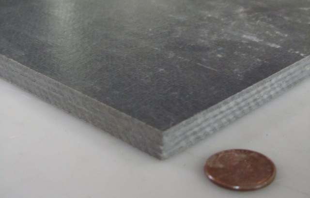 Fiberglass Sheet, Extren .375 x 12" x 12" Grey | eBay