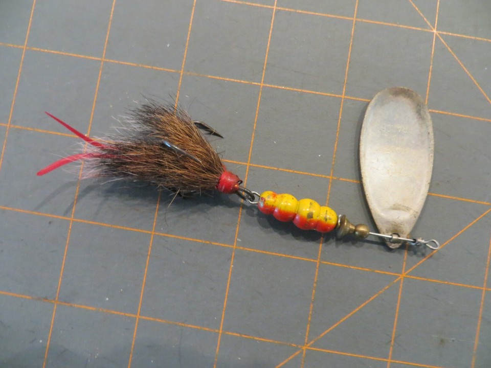 Vintage Mepps #5- Silver, Red & Yellow | eBay