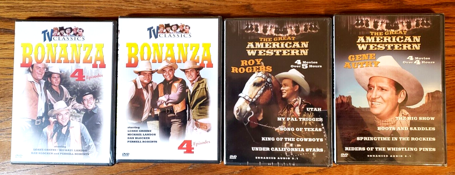 Bonanza, The Great American Westerns-Gene Autry, Roy Rogers DVDs New | eBay