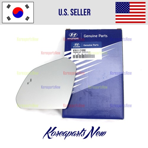 Mirror Glass Left Driver Side New Genuine HYUNDAI Part # 87611C1090 | eBay