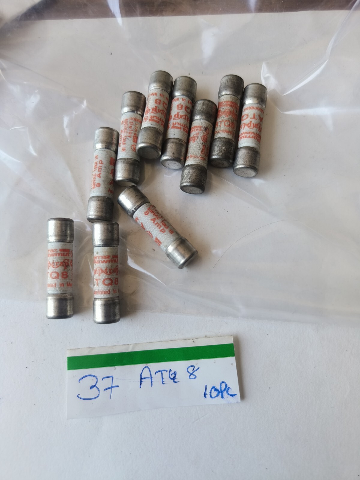 Frerraz Sawmut Fuses ATQ 8 Midget Time-Delay (lot of 10 pc free fast ...