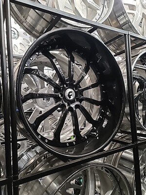 24" FORGIATO NAVAJA 5X115 WIDEBODY DODGE CHARGER CHALLENGER RED EYE ...