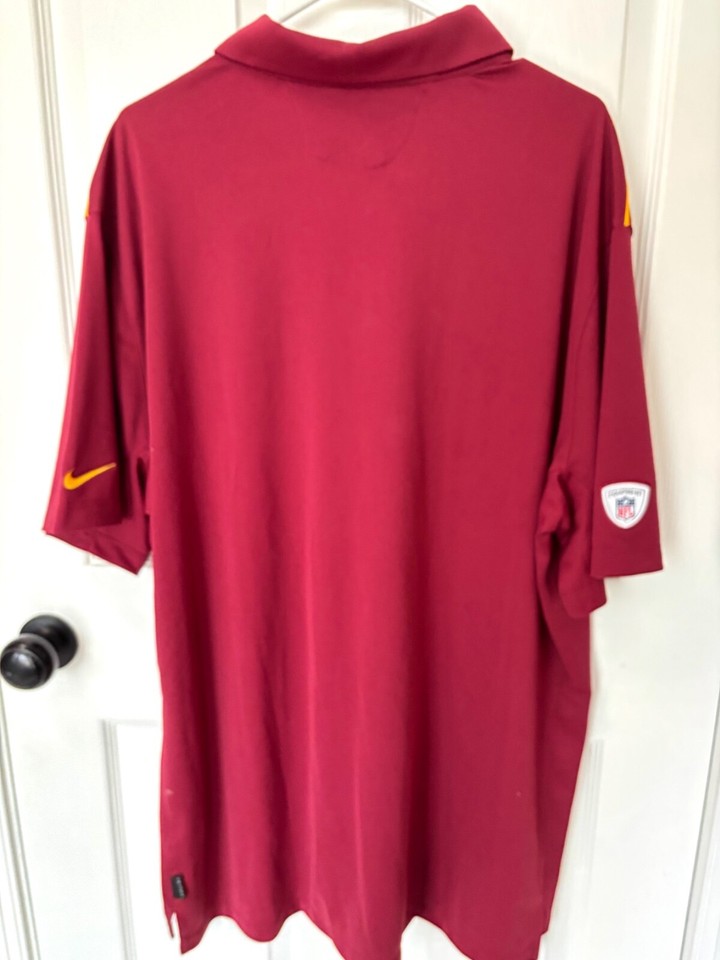 Washington Redskins Nike Training Equipment Shirt Mens 3XL Dry Fit NEW ...