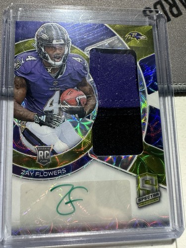 ZAY FLOWERS 2023 Panini Spectra RPA #RAD-ZFL /35 SSP | eBay