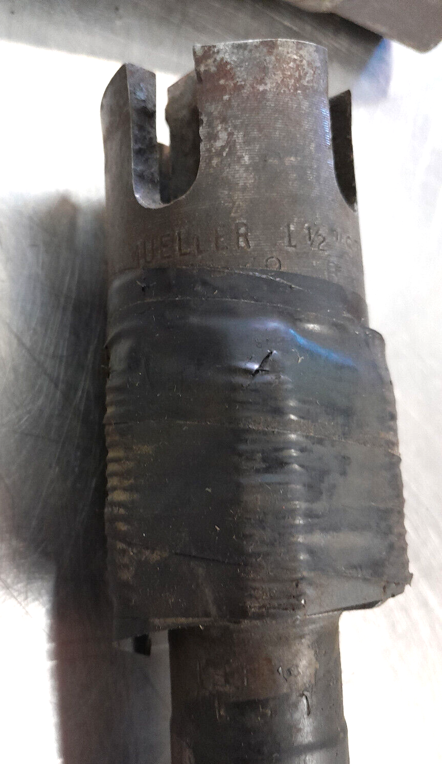 Mueller Drill Tap and Shell Cutter Set 2", 1 1/2", 1 1/4" with Ratchet ...