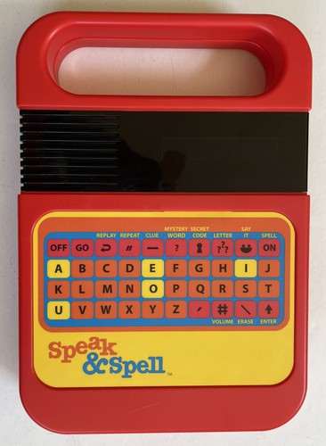 VINTAGE SPEAK AND SPELL Learning Educational Toy Tested & Working. | eBay