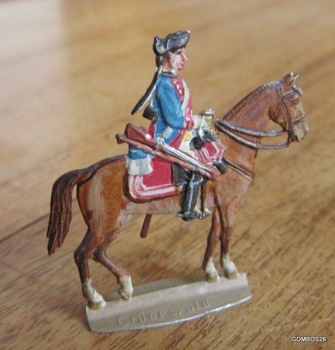PLATS D' ETAIN ZINNFIGUREN FLAT TIN FIGURE / CAVALIER MOUSQUETAIRE DU ...