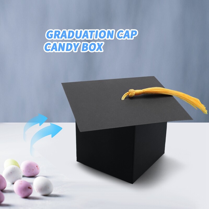 2X(Graduation Decorations 50PCS Graduation Candy Box DIY Grad Box ...