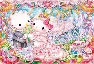 1000 pièces puzzle Hello Kitty Royal Wedding (49 x 72 cm) | eBay
