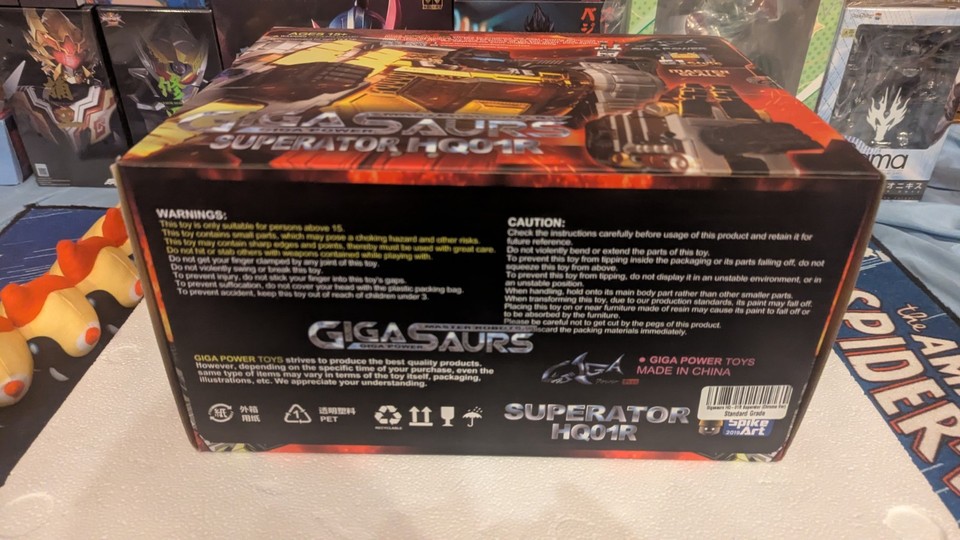 Giga Power GP Transform HQ-01R Dinobot Superator MP G1 Grimlock New ...