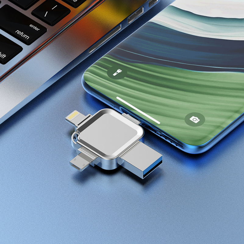 2TB 256G Backup Stick,Photo Stick USB Memory Phone Flash Drive,4 in 1 ...