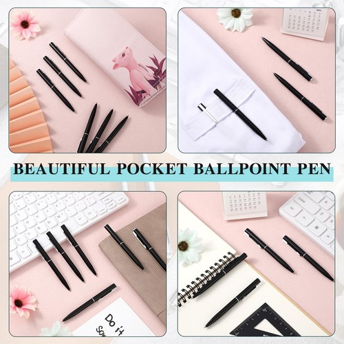 Teling 36 Pcs Small Ballpoint Pen Mini Pens Bulk 4 Inch Short Tiny ...
