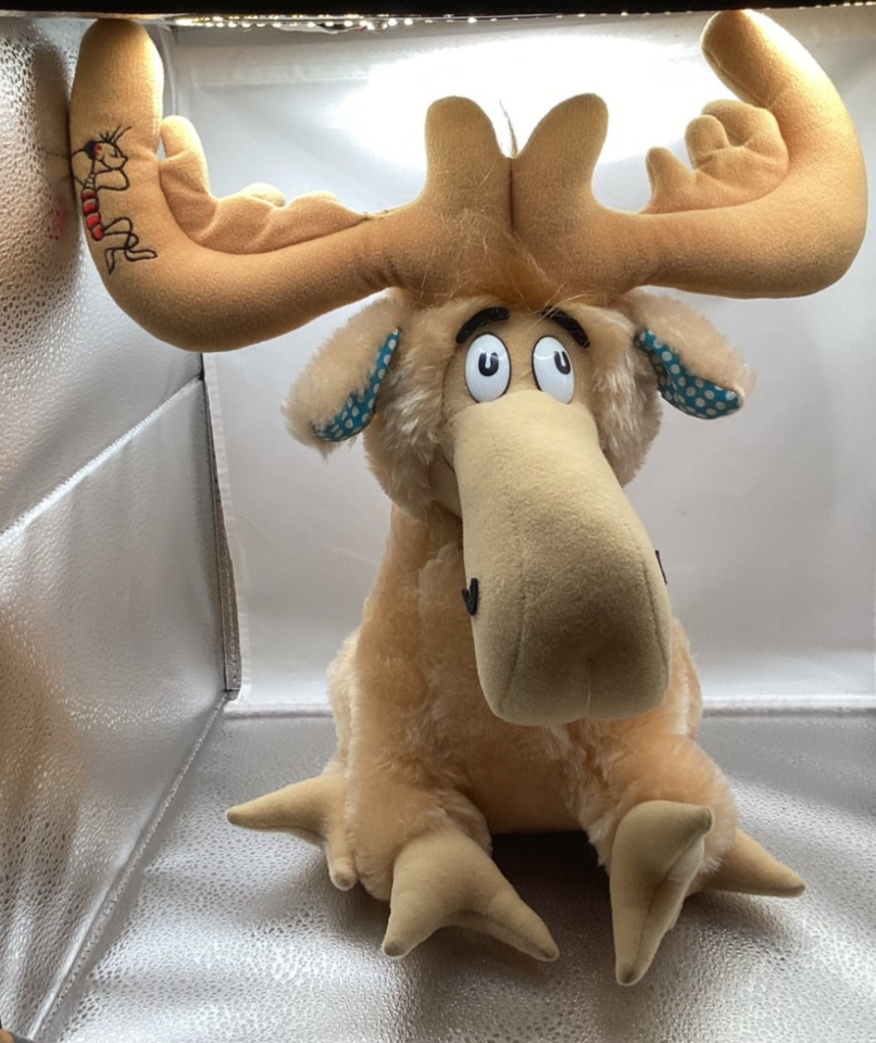 Dr Seuss Thidwick the Big-Hearted Moose Plush Toy Coleco 15”Vintage ...