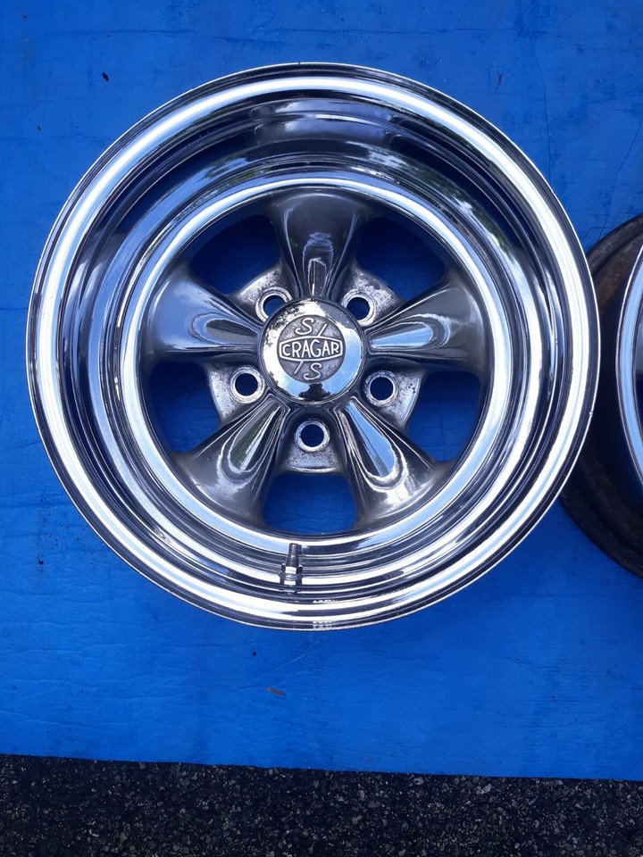 Cragar SS Wheels 14x7 Deep Dish Chevy Pair 1974 | eBay