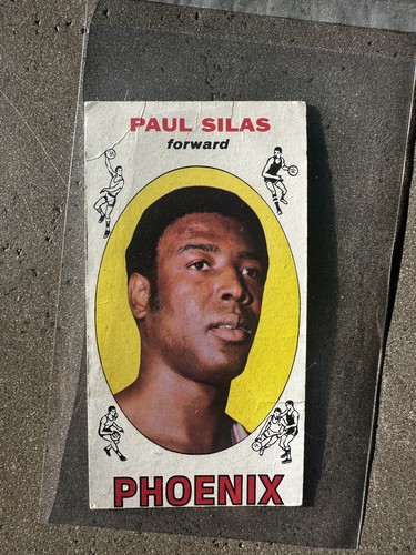 Paul Silas Phoenix Sun Forward NBA Rookie 1969-70 Topps Basketball Card ...