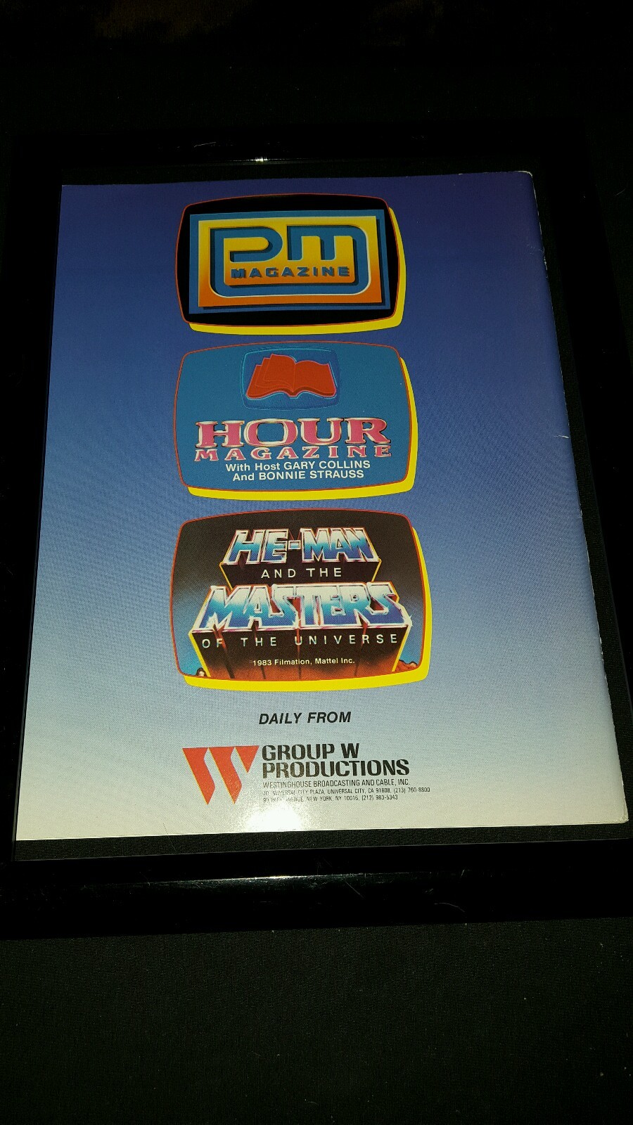 He-Man, PM Magazine, Hour Magazine Rare Original Group W Productions Ad ...