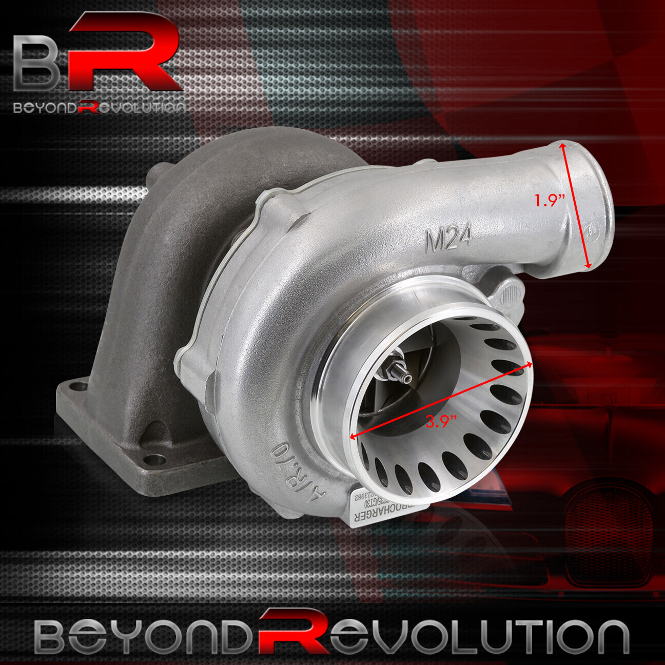 GT35 GT30 GT3582R Turbo Charger T3 T4 Flange 4-Bolt .82 A/R Turbine ...