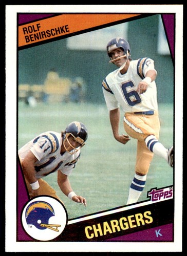 1984 TOPPS^ ROLF BENIRSCHKE SAN DIEGO CHARGERS #175 | eBay
