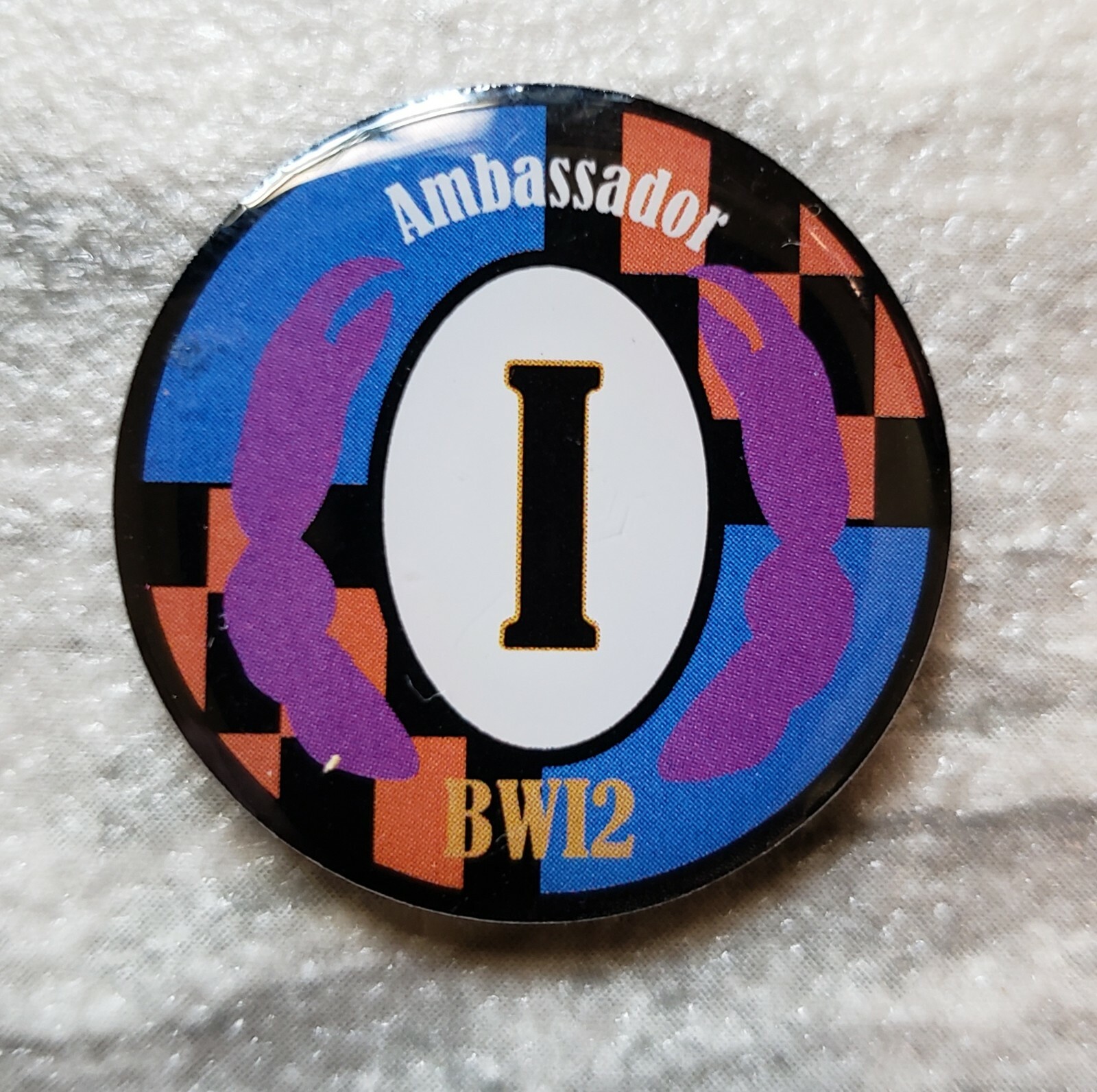 *Extremely Rare* "I" BWI2 Ambassador Amazon Employee Peccy Pin | eBay