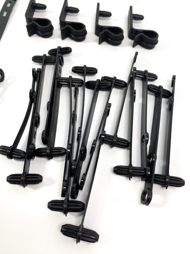 (Set/44) Engine Compartment Wire Loom Clip Kit For 1967-1968 Ford ...