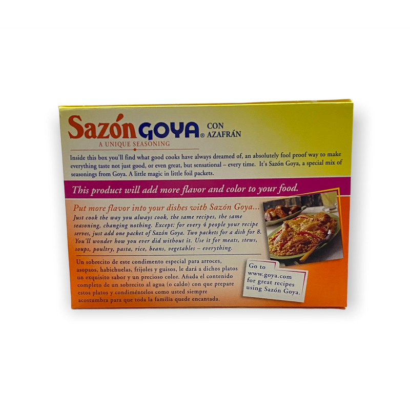 Goya Sazon Con Azafran - Latin Seasoning with Saffron 1.41 oz 3 Pack | eBay