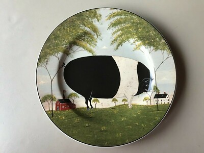 Warren Kimble's Animal Collection 8.25 Pig Plate by Sakura 2000 Retired ...