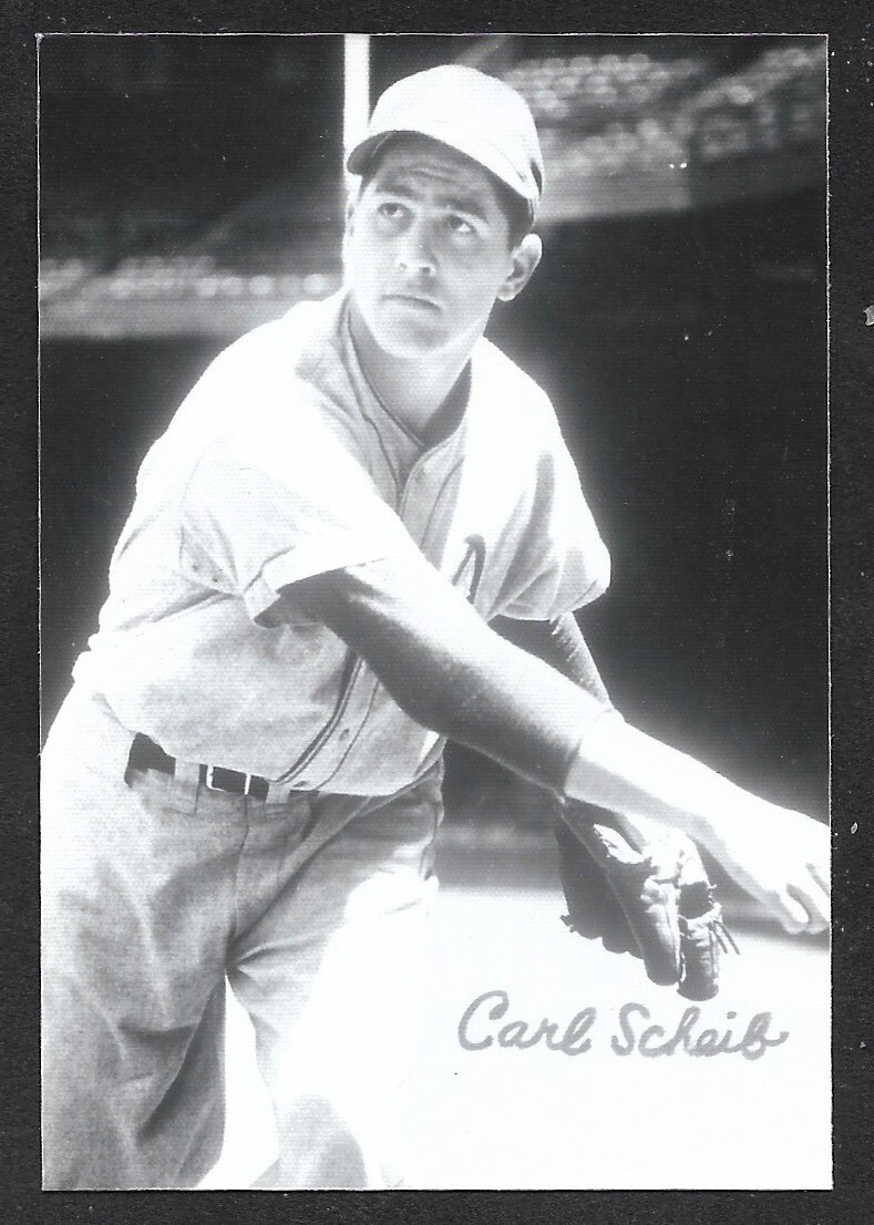 1971 HOUSE OF JAZZ Carl Scheib PHILADELPHIA ATHLETICS A's NM A RARE! | eBay