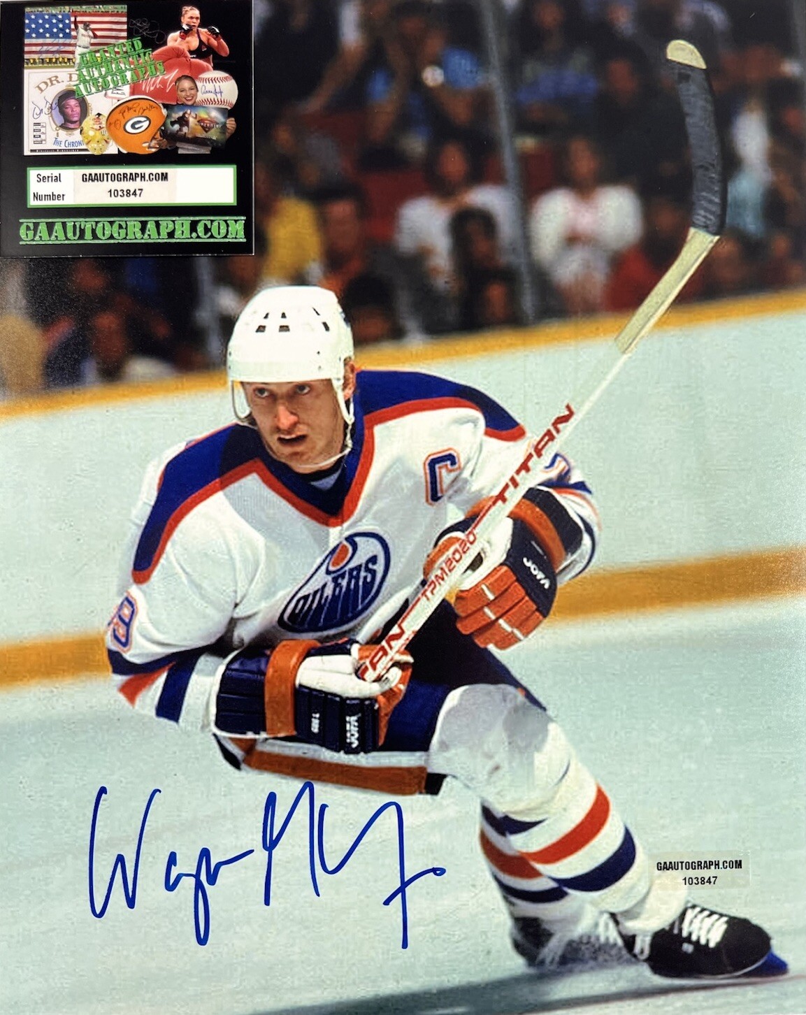 Signed Autographed Wayne Gretzky Edmonton Oilers 8x10 Photo with COA | eBay