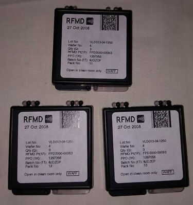 RF Micro Devices FPD3000-000S3 2W POWER pHEMT (3 Pcs Lot) | eBay