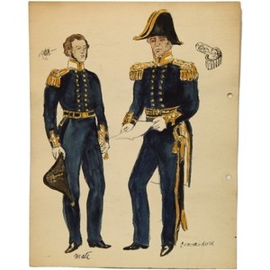 Original Unframed HMS Blazer Crew Commodore Royal Naval Maritime ...