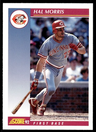 1992 Score Baseball Card Hal Morris Cincinnati Reds #125 | eBay