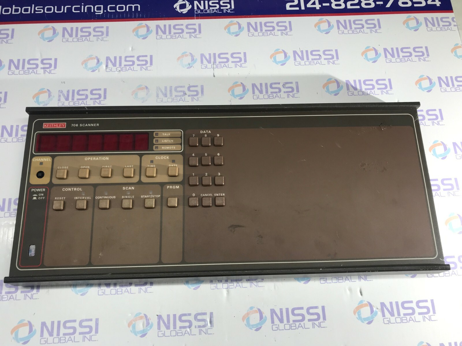 KEITHLEY 706 SCANNER FRONT PANEL COVER ASSEMBLY 705-112-01F | eBay
