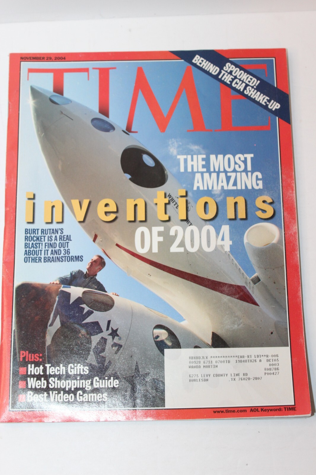 Time Magazine November 29 2004 The Most Amazing Inventions Of 2004 | eBay