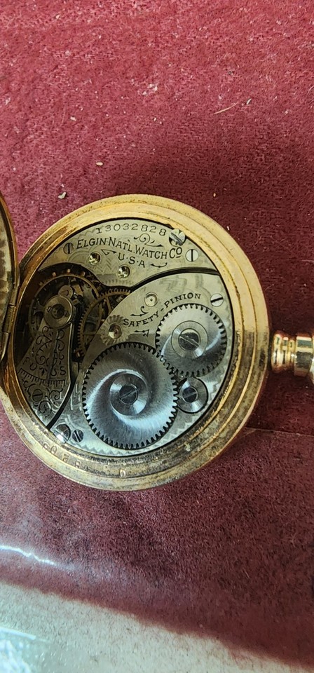 ANTIQUE ELGIN HUNTER CASE GOLD FILLED POCKET WATCH | eBay